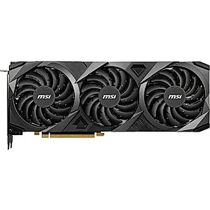 MSI Gaming GeForce RTX 3080 LHR 10GB GDRR6X 320-Bit HDMI/DP Nvlink Torx Fan 3 Ampere Architecture OC Graphics Card (Ventus 3X Plus)