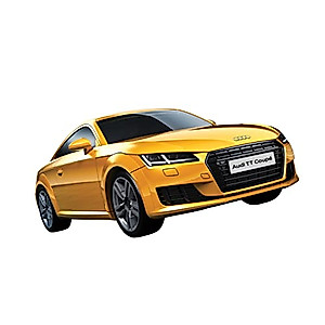 Airfix Quickbuild Audi TT Coupe Yellow Brick Building Model Kit J6034