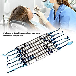Dental Filling Spatula,6Pcs Professional Dental Composite Resin Filling Spatula Restoration Instrument Tool