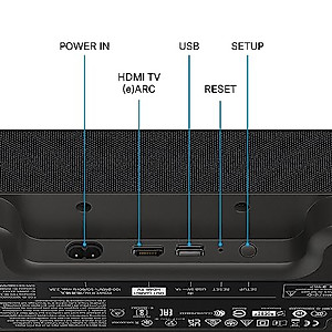 Sennheiser AMBEO Soundbar Mini - Immersive 3D Audio for TV, Movies, and Music - Compact Device with Powerful Adaptive Features, Multiple Connectivity and Intuitive Usage