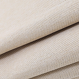 Artdix Cordless Roman Shades Blinds Window Shades, Beige Blackout Solid Fabric Custom Roman Shades for Windows, Doors, Farmhouse, Kitchen