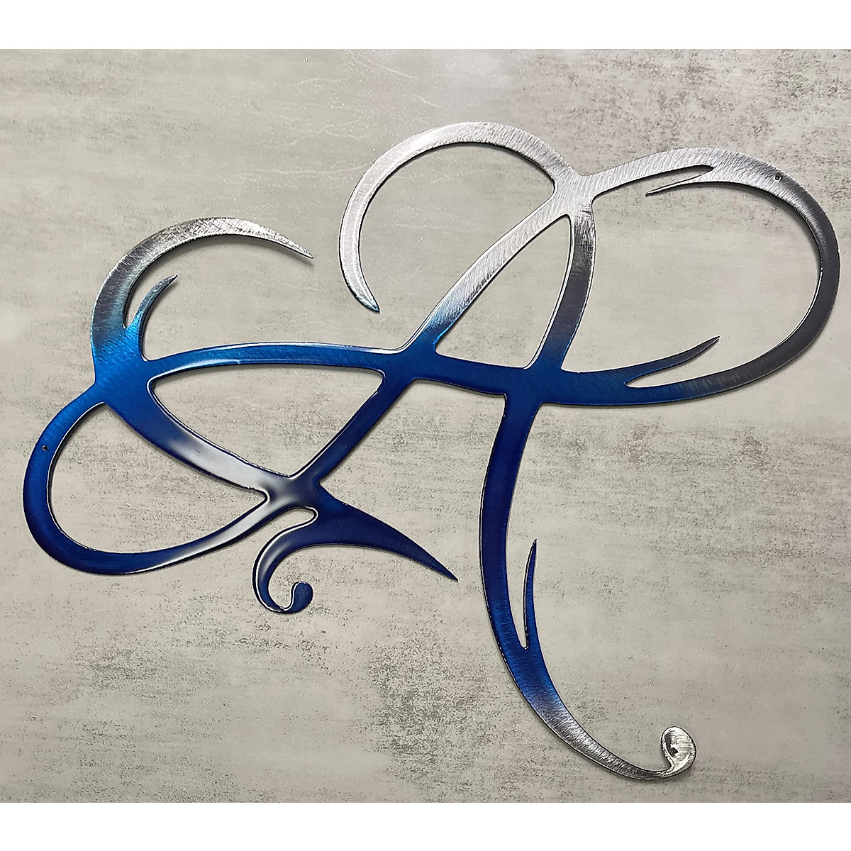 Infinity Heart Metal Wall Art -Always & Forever Infinity