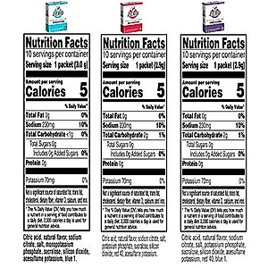 Gatorade G Zero Powder, Fruit Punch Variety Pack, 0.10oz Individual Packets - 10 Count (Pack of 5)