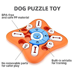 MateeyLife Dog Puzzle Toys, Treat for Mental Stimulation, Interactive Food Puzzles Toys Smart Dogs Brain Games, Enrichment Gifts Cat Puppy Small Medium Large