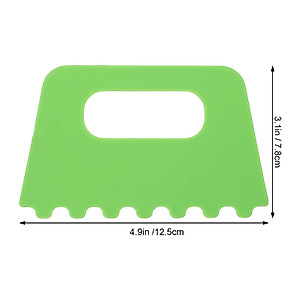 NUOBESTY 4pcs Putty Scrapers Kit Tools Acrylic for Drawing Early Sand Paint Toys Craft Oil Toddlers Pottery Children Line Supplies Painting Scraper Art Kids Brush Tool