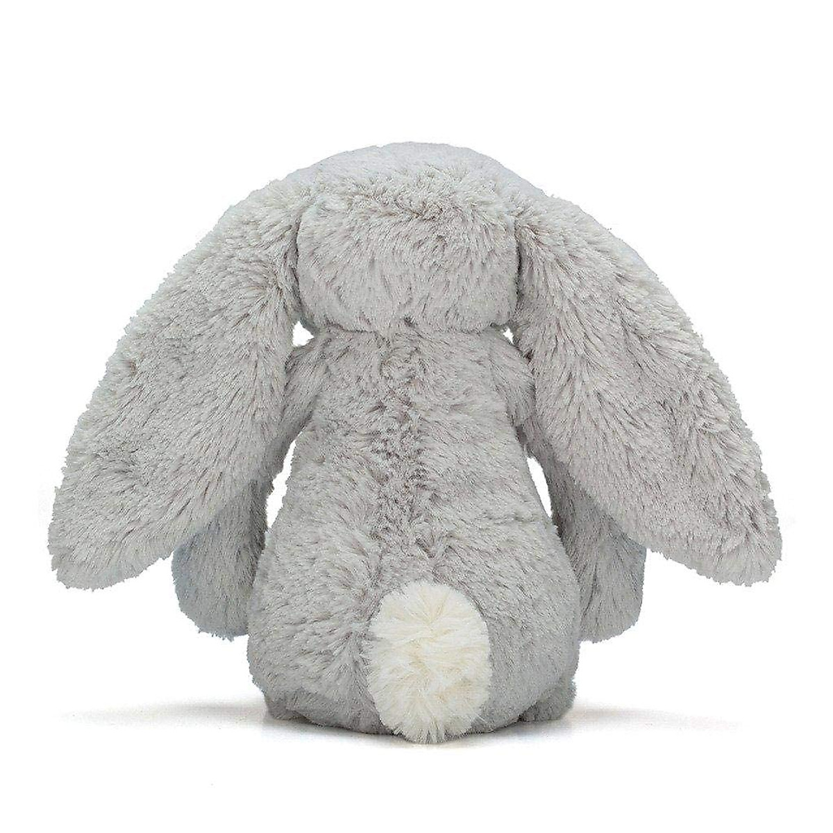 Jellycat If I were a Rabbit Board Book and Bashful Grey Bunny Stuffed Animal, Medium 12 inches