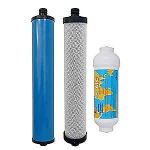 R.O. Split Pre/Post/Inline Filter Set for Microline Reverse Osmosis System,without membrane