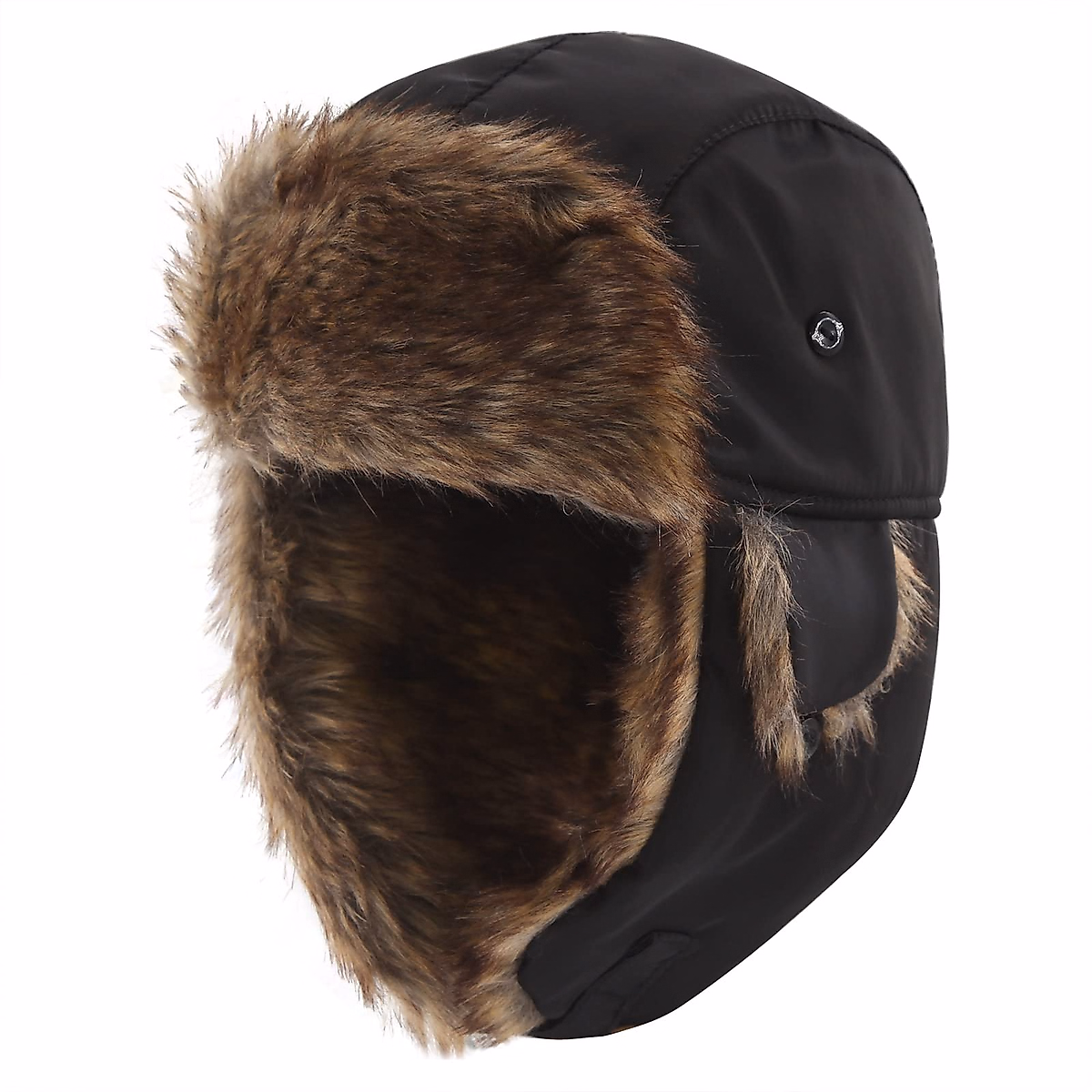 FUOITA Baby Toddler Trapper Hat Kids Dinosaur Adjustable Ushanka Waterproof Winter Aviator Hat for Boys 1T-8T