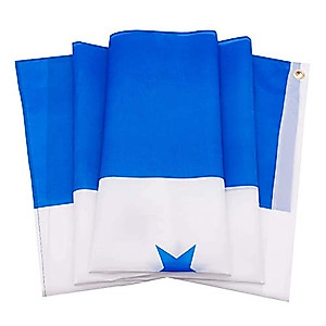 DANF Honduras Flag 3x5 Ft Thick Polyester, Fade Resistant, Brass Grommets, Canvas Header, Double Sided Honduran National Flags 3 x 5 Feet