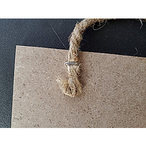 Aloha Hanging Wood Sign - Small Hawaiian Tropical Wall Decor Plaque - 10 x 5 Inches