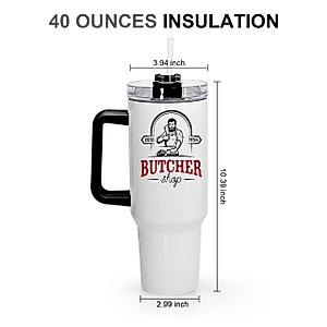 Icesip 40oz Sublimation Tumbler With Handle 12 Pack Double Wall Stainless Steel Insulated Tumblers With Lid Straw Bulk Blanks Cups Black Handle (12 pack black handle)