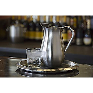 Service Ideas WPB2BSNG Brushed Pitcher Without Guard, Bell Shaped, 2 L, Stainless