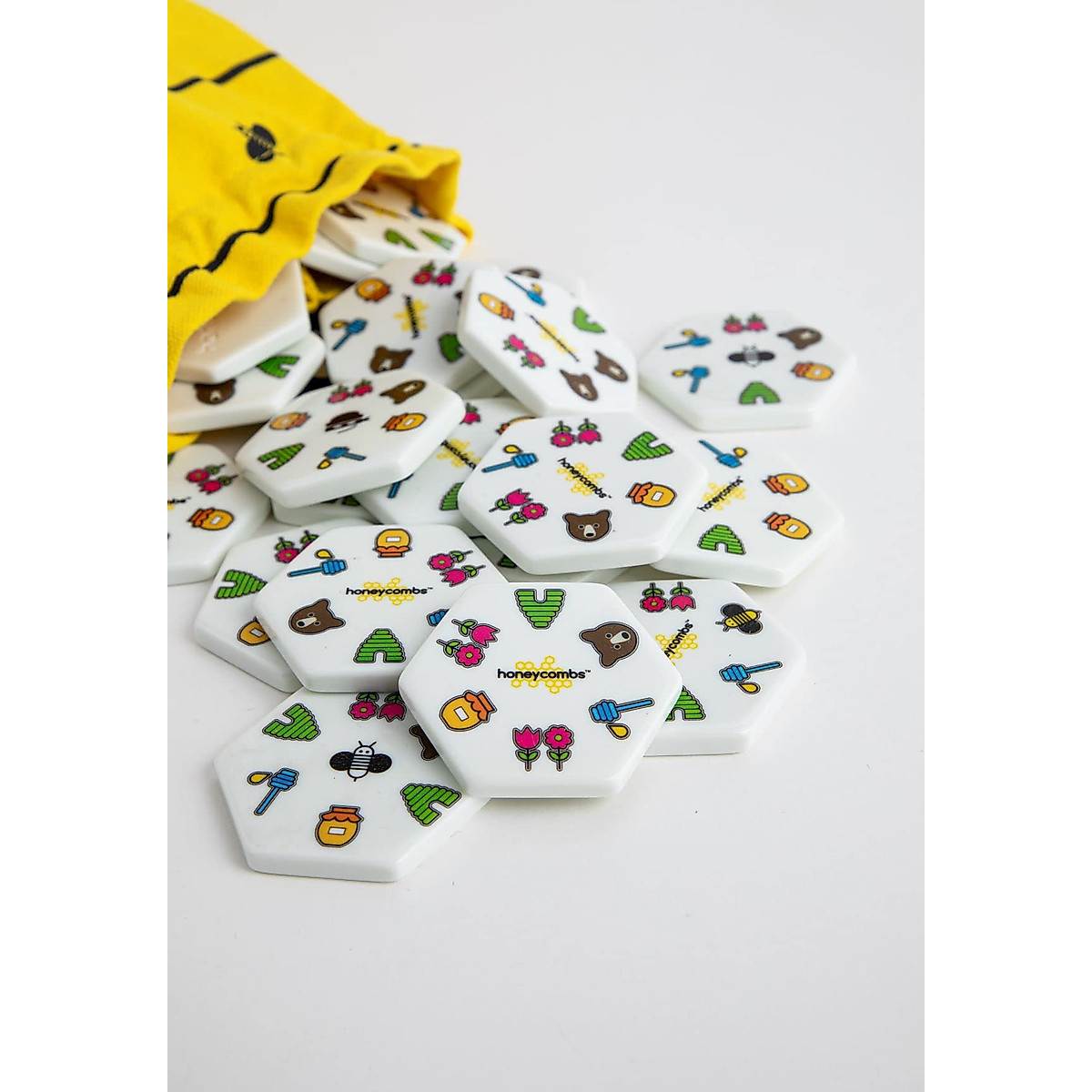 HoneyCombs Game: A Fun Matching Game for Kids and Families. Easy to Learn, Award Winning Tile Game, Educational, Gift for Kids and Adults Aged 5 and Up.