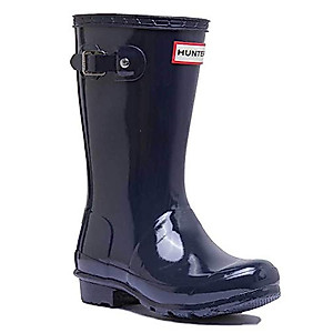 Hunter Original Kids' Gloss Rain Boot (Little Kid/Big Kid) Navy 1 Little Kid M