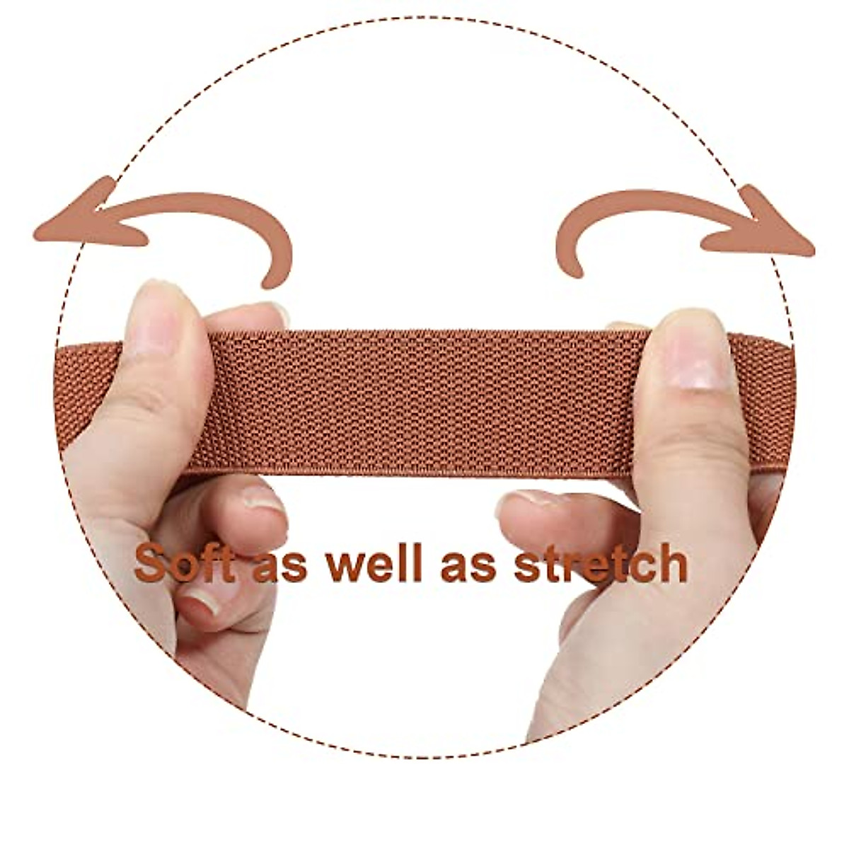 WELROG 2 Pack Women Stretchy Belt for Dresses Retro Elastic Belts for Women Metal Buckle Skinny Waist Belt