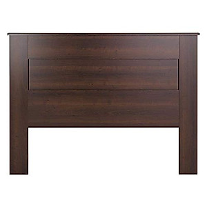 Prepac Queen Flat Panel Headboard, Espresso
