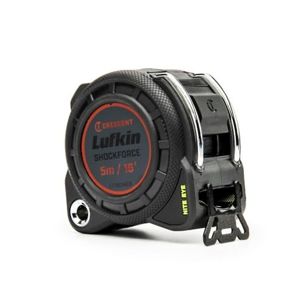 Crescent Lufkin 1-3/16" x 5m/16' Shockforce Nite Eye G1 Dual Sided Tape Measure - L1116CMEB
