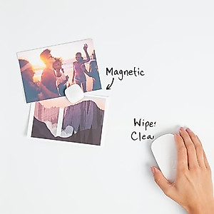 U Brands Contempo Magnetic Dry Erase Board Bundle, 8.5”x11”, White Modern Frame, includes 4 Boards, 4 Markers, and 4 Magnets