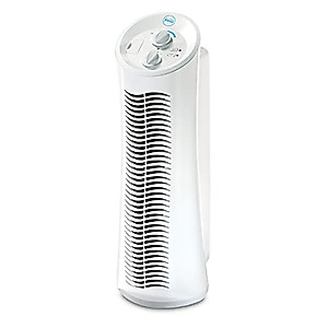 Febreze HEPA-Type Tower, Medium to Large Room Air Purifier, 25" x 10.2" x 8", White