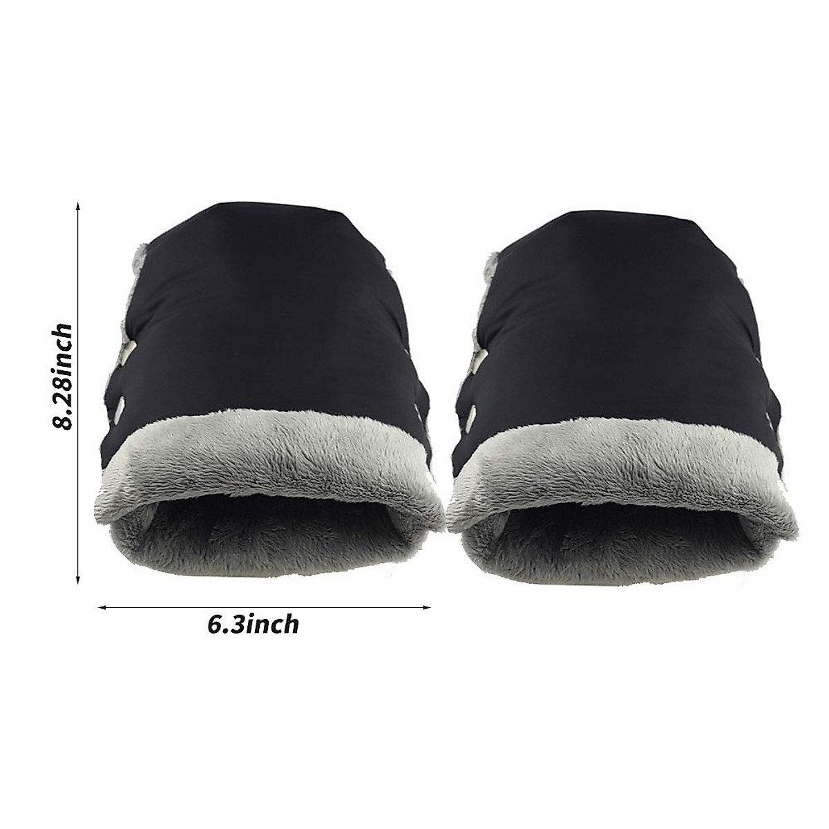 1 Pair Baby Stroller Gloves,Stroller Hand Muff Warm Gloves,Extra Thick Warm Waterproof Anti-Freeze Gloves for Parents Caregivers Carriage Handmuffs Stroller Accessories