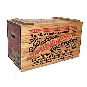 REMINGTON PETERS WOODEN AMMO BOX