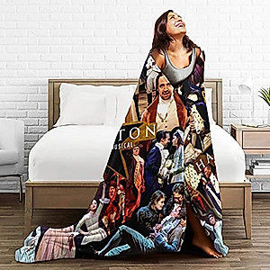 Blanket Musicals Throw Blanket Ultra Soft Blankets Warm Lightweight Flannel Blanket for Bedding Sofa and Travel All Season 50"X40"