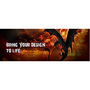Custom Playmat 14" x 24" Your Design Printed Any Image Tournament and Card Game Legal