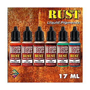 Green Stuff World: Liquid Pigments Set - Rust
