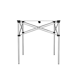 KingCamp KC3961_Silver Camping Table, 27.5"×27.5"×27.1"