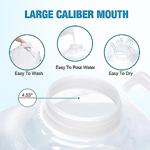 Collapsible Water Container,Portable Water Storage Containers,Collapsible Water Jug 5.3Gal,Camping Water Container with Spigot,Double Handle Foldable Emergency Water Storage for Camping,Hiking(1 Pack)