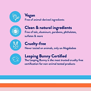 Megababe Sweat Absorbing Body Powder - Body Dust | with Lavender & Aloe | Talc-Free, All Natural | 6 oz