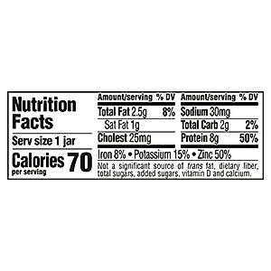 Gerber Purees 2nd Foods Beef & Gravy, 2.5 Ounce Jars (Pack of 20)