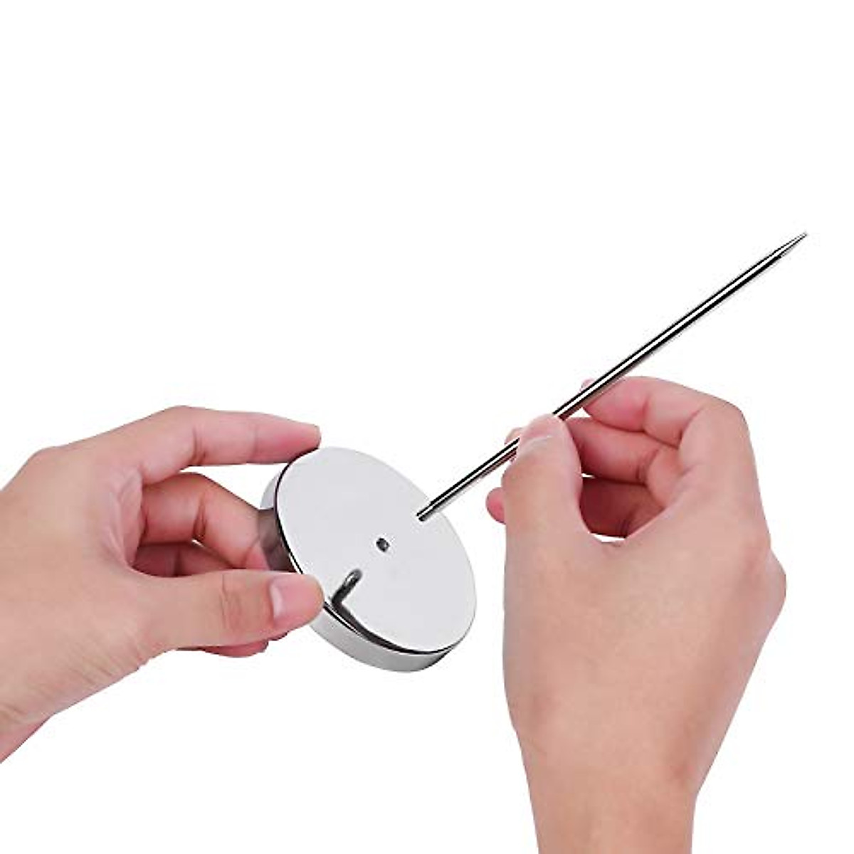 2PCS Bill Fork, Rod Paper Holder Spike, Stainless Steel Check Bill Holder, Memo Holder Spike