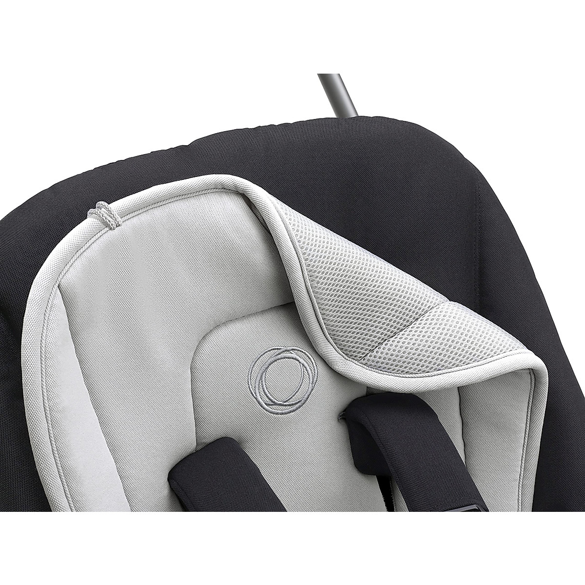 Bugaboo Dual Comfort Seat Liner Fully Reversible to Regulate Body Temperature, Compatible with All Bugaboo Strollers- Misty Grey