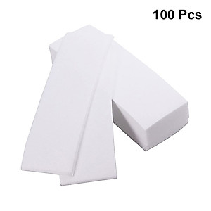 ROSENICE 100pcs Wax Strips Paper Professional Facial Body Hair Removal Depilatory Nonwoven Epilator