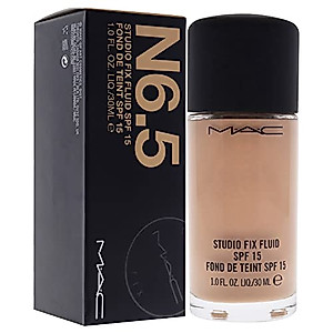 MAC Studio Fix Fluid SPF 15 - N6.5 Foundation Women 1 oz
