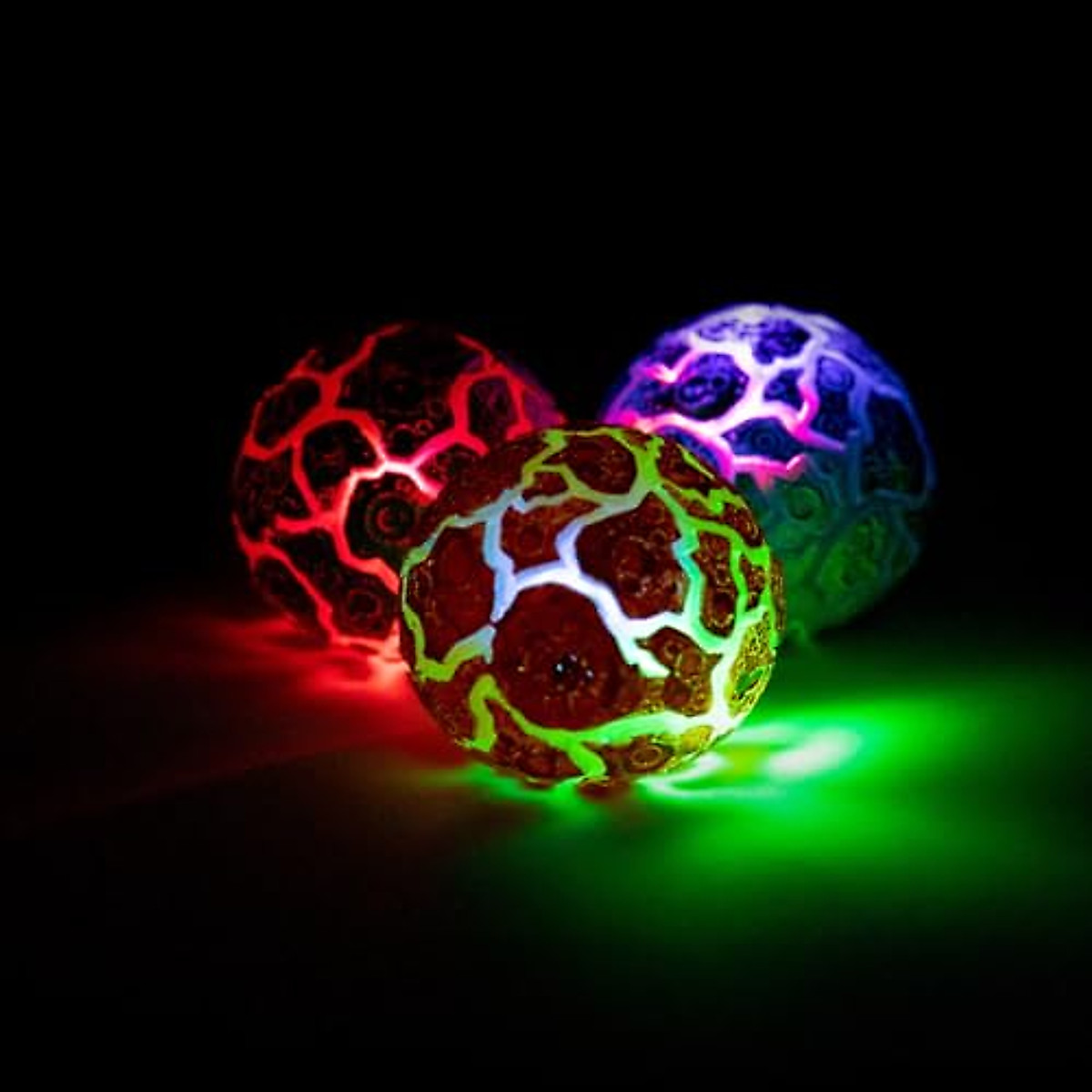 Schylling NeeDoh Magma - Sensory Squeeze Toy - Lights Up - 2.5" Wide - Color May Vary (Pack of 1)