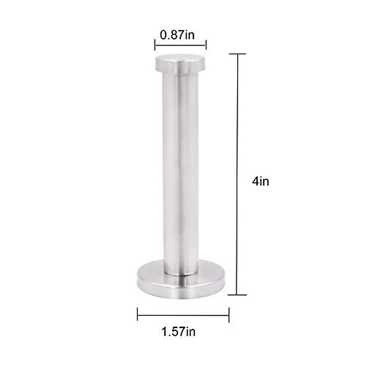 KINJOEK 12 PCS 4 Inch Bath Towel Hook, Heavy Duty Wall Mount Robe Hooks, Brushed Stainless Steel Coat Hook, Coat Hangers Holder for Bathroom, Bedroom, Kitchen