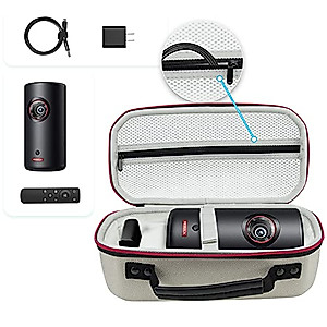 Anker Capsule 3 Carrying Case, Hard Storage Case Perfectly fits with Anker Nebula Capsule 3 Laser Projector 1080p
