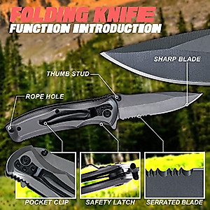 ZAVIT Gifts for Him Husband Men Dad,I LOVE YOU Pocket Knife,Anniversary Birthday Gifts Ideas,Christmas Stocking Stuffers Gifts for Men,Valentines Day Gifts for Boyfriend,Fathers Day Him Unique Gifts