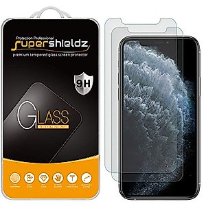 (2 Pack) Supershieldz Anti-Glare (Matte) Screen Protector Designed for iPhone 11 Pro, iPhone Xs and iPhone X (5.8 inch) [Tempered Glass] Anti Fingerprint, Anti Scratch, Bubble Free