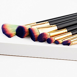 Anime Makeup Brush 8pcs/set Makeup Brush Set tools Make-up Toiletry Kit Wool Make Up Brush Set Home Made Makeup