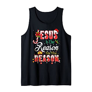 Christian Jesus The Reason Christmas Stocking Stuffer Tank Top