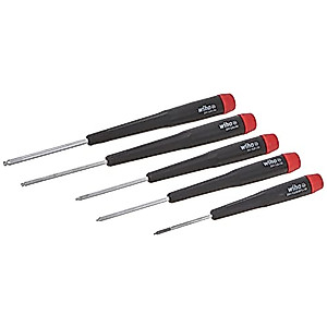 Wiha 26491 5-Piece Ball Metric End Hex Driver Set