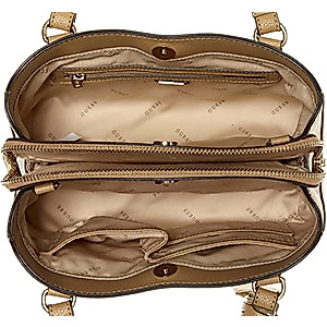 GUESS Lyndi Small Girlfriend Satchel, Beige