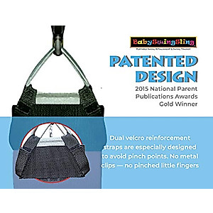 BabySwingSling – This Baby Swing Attachment Converts Standard Park Swings for Infants and Toddlers – Portable, Lightweight, Holds Up to 50 Pounds – Ideal for Swing Training This Summer