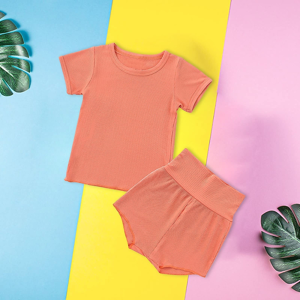 TBUIALL Baby Clothes Toddler Girl Toddler Sports Shirt Ropa De Bebe Elegante Nina 6 Month Birthday Outfit Girl Baby Valentines Day Outfit Boy Infant Girl Long Sleeve Romper (Red, 3-4 Years)