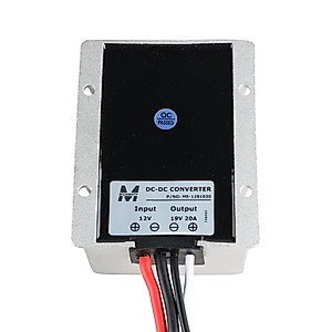 uxcell Voltage Converter Regulator DC/DC DC 12V Step-Up to DC 19V 20A 380W Power Boost Transformer Waterproof