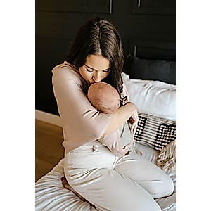 Multifunctional Nursing Cover | Car Seat Cover | Poncho | Scarf | Baby Blanket (Tan)