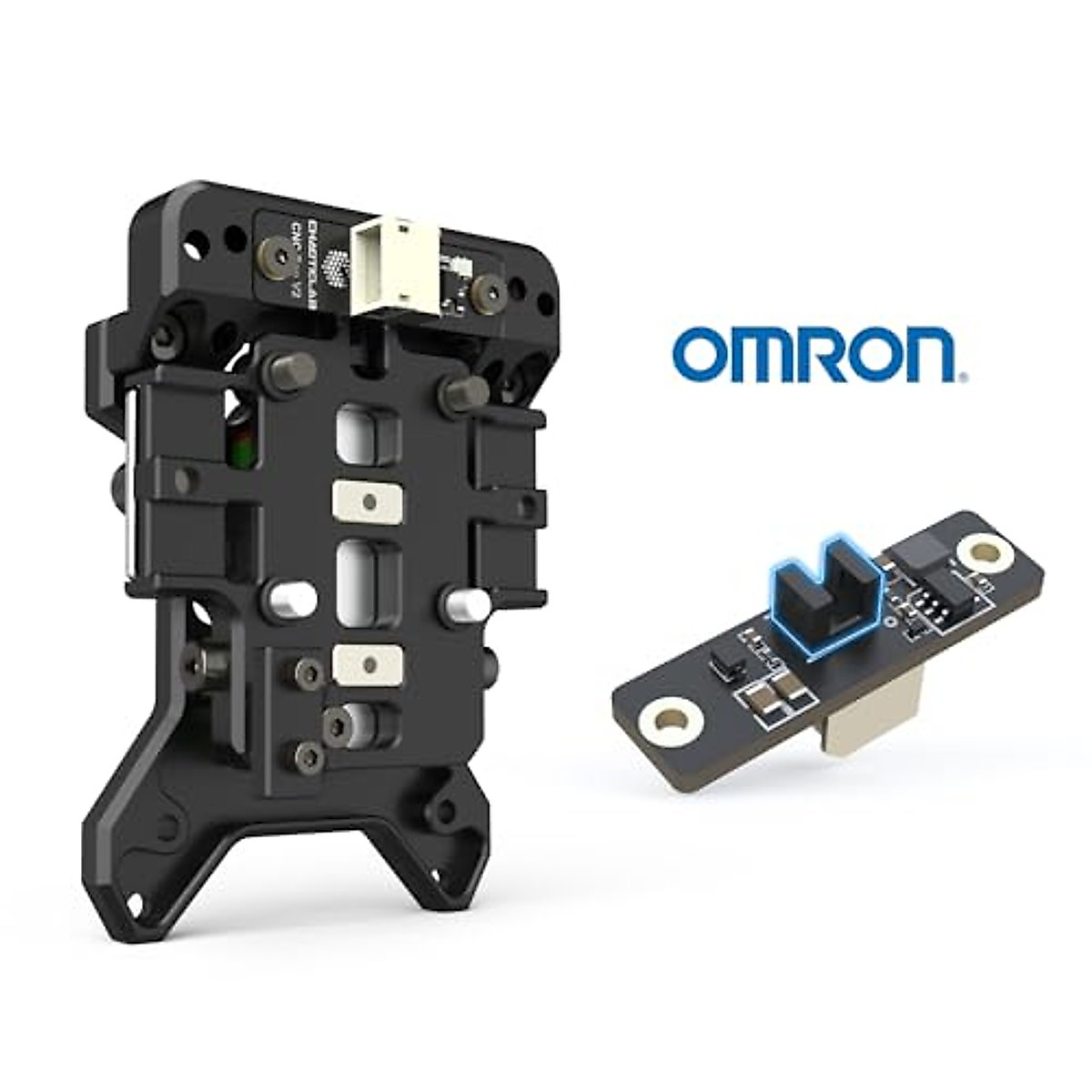 CHAOTICLAB Voron Tap V2.0, Voron CNC Tap Leveling Sensor for Voron2.4 R2 / Trident 3D Printers, All Metal CNC Machining, Support 5-24V, Only for MGN12 X-Axis, Black